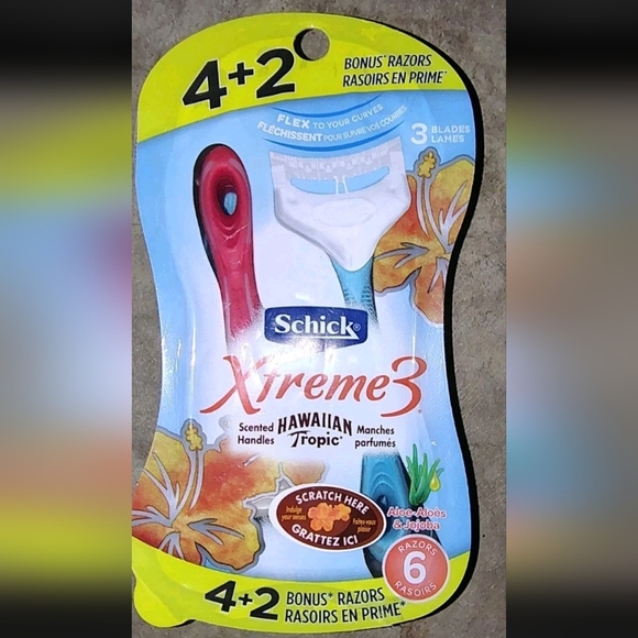 Schick | Bath & Body | Womens Schick Xtreme 3 Disposable Razors 6 Pack ...